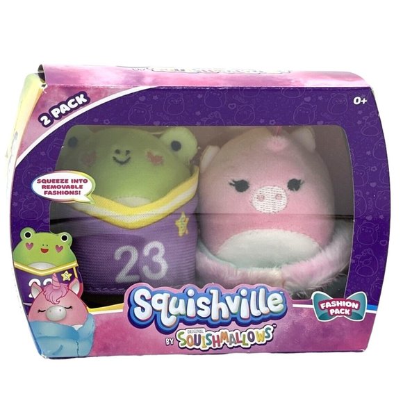 Squishmallows | Toys | Squishville Fashion Pack Philippe Not Wendy Frog ...